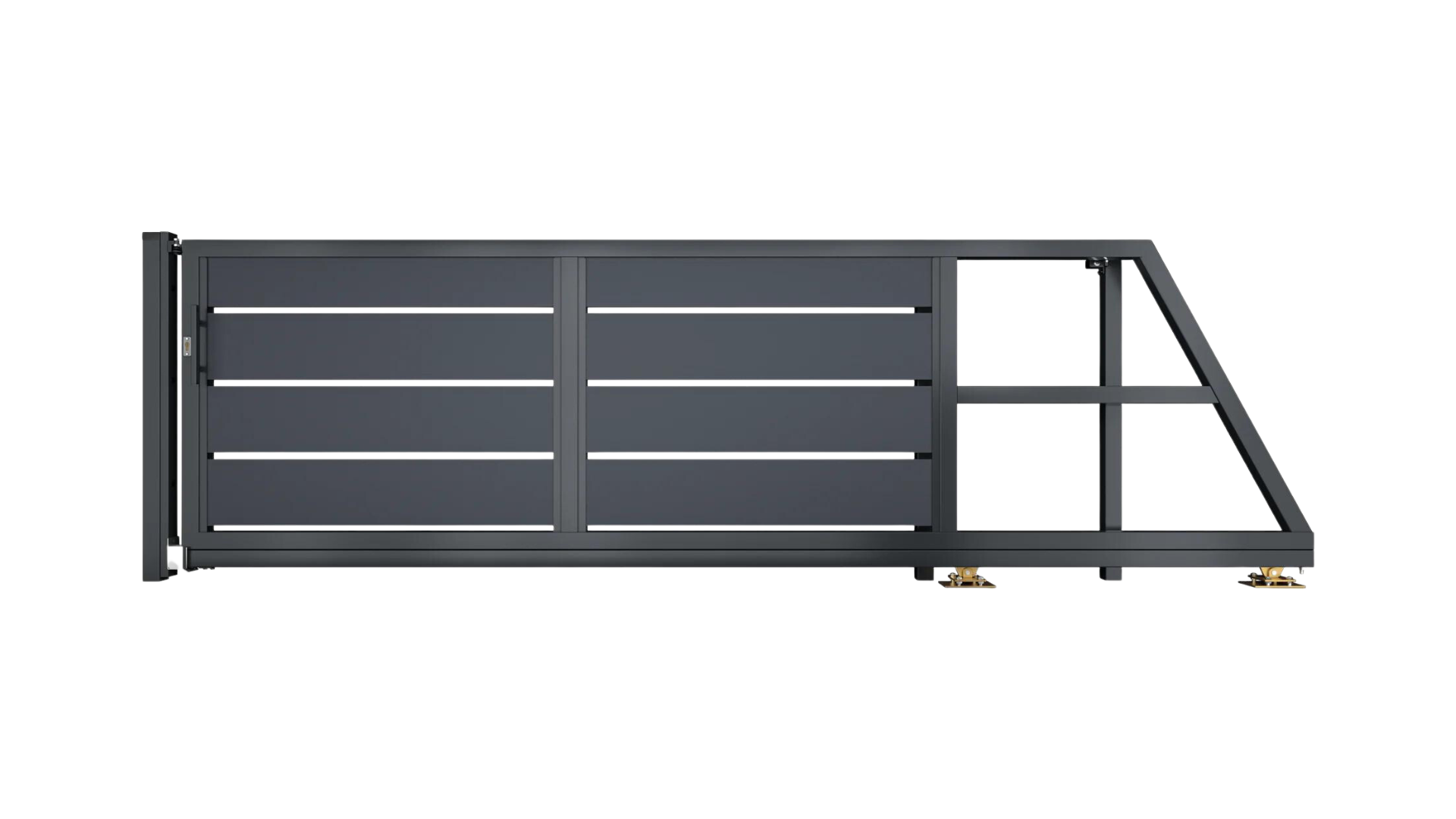 Schiebetor Freitragendes Tor Freiburg – Toutouni-Group - Hoftore und Zaunanlagen